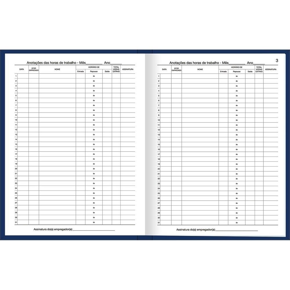Livro de Ponto 1/4 2 Assinaturas 160 Folhas 12085, Escritório - NAGEM