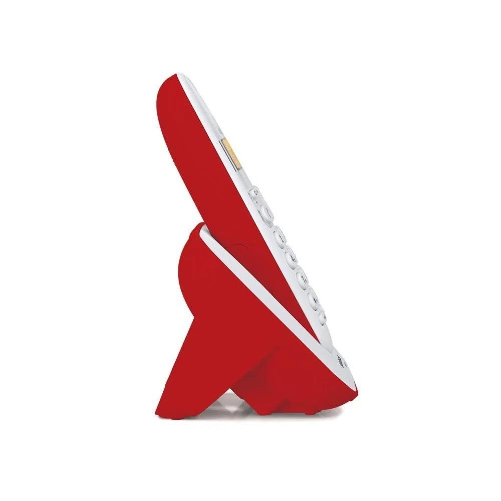 Telefone Fixo Intelbras Sem Fio TS3110 Vermelho, Escritório - NAGEM