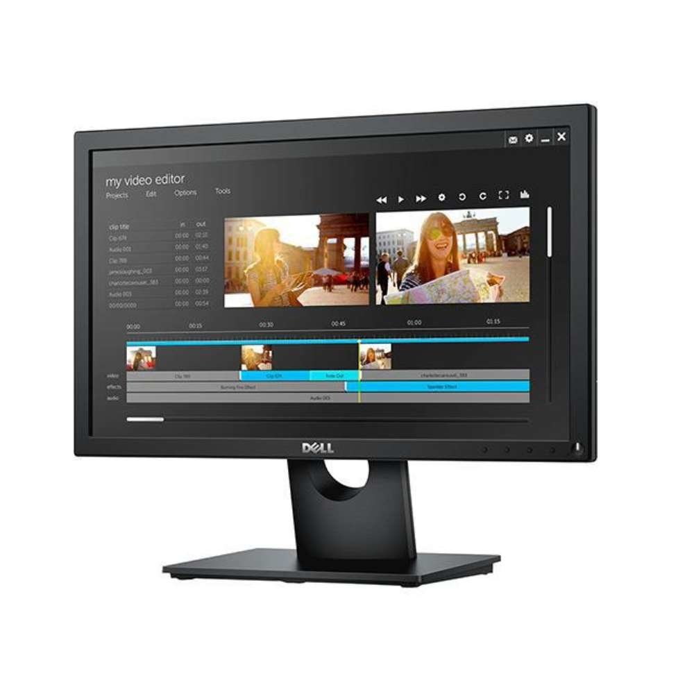 Monitor LED Dell 18,5" E1916H Widescreen Preto, Informática - NAGEM