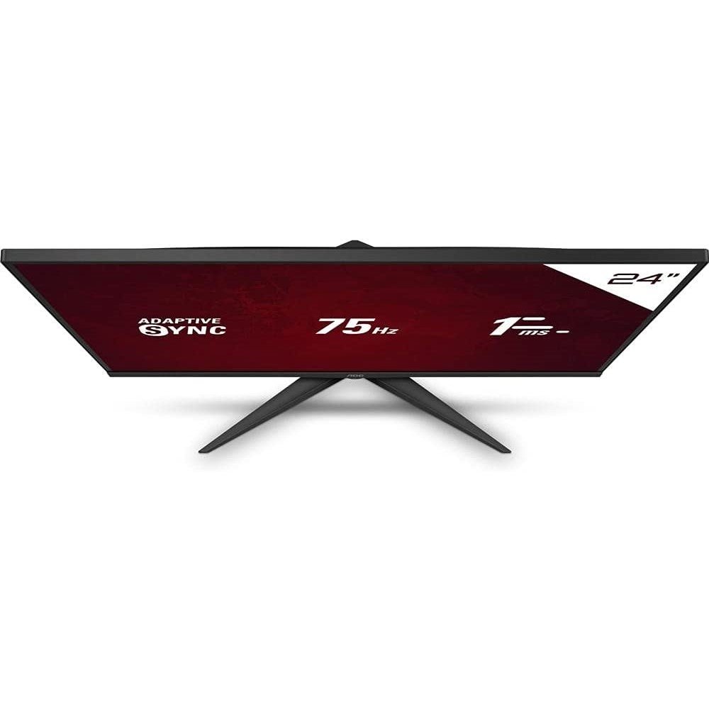 Monitor 24" Gamer AOC 24G2HE5 Full HD 75Hz 1ms Preto e Vermelho, Games ...