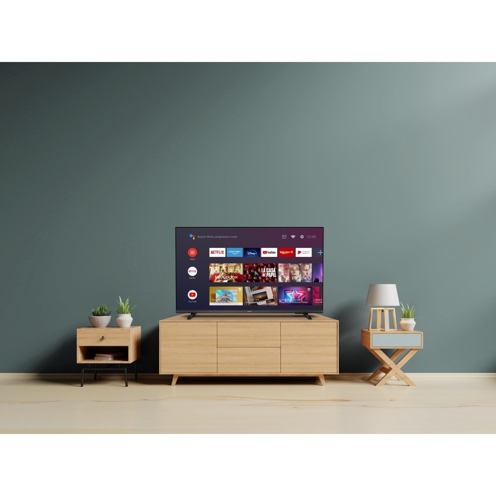 Smart TV Philips 43" PFG6917 FHD Android TV Controle Remoto com Comando ...