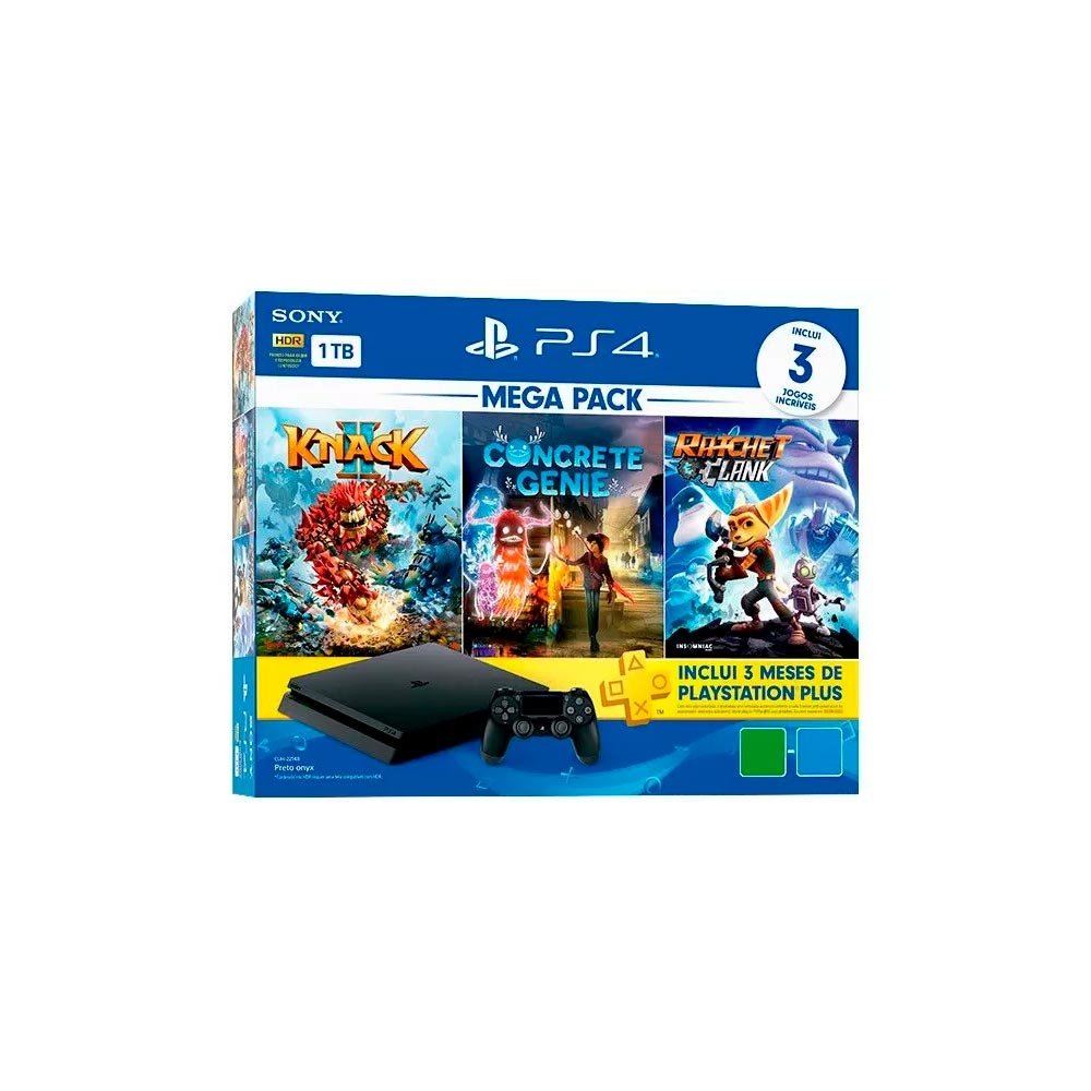PlayStation 4 1TB Mega Pack Familia, Games - NAGEM